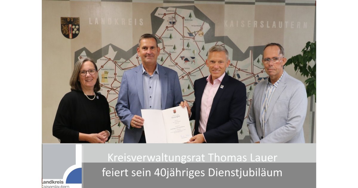 Dienstjubiläum Thomas Lauer | homepage